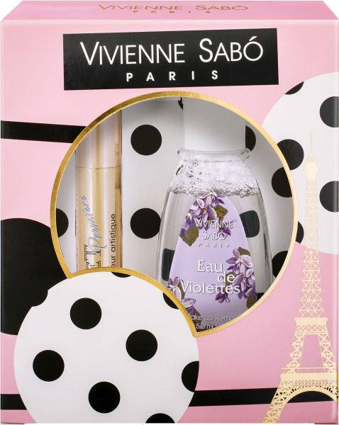 Vivienne Sabo Подарочный набор Тушь "Cabaret premiere" т. 01 и Жидкость ...