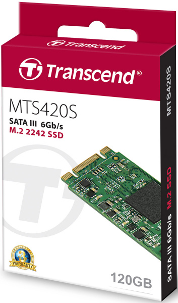 120 ГБ Внутренний SSD-диск Transcend MTS420 SSD-накопитель (TSGMTS420S ...