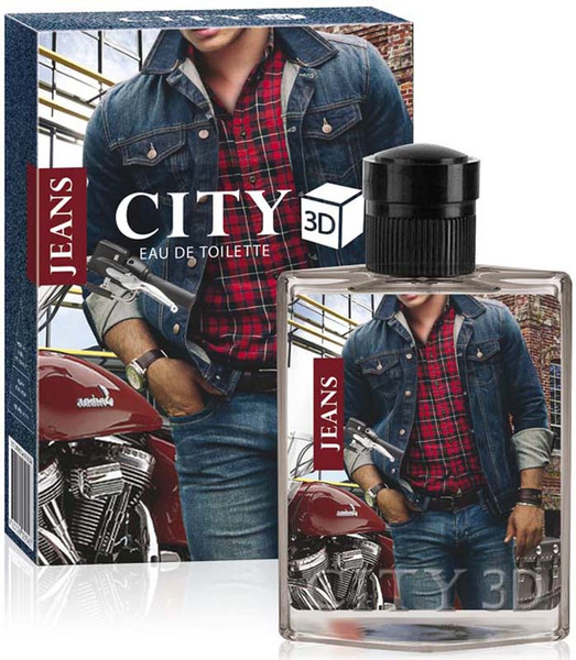 City Parfum CITY 3D Jeans Original Туалетная вода 90 мл (149986945)