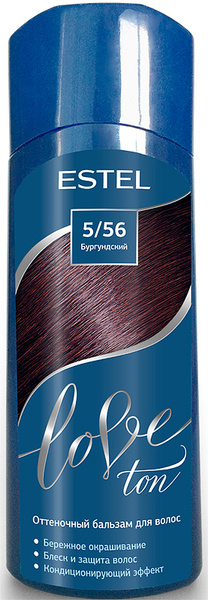 ESTEL Оттеночный бальзам для волос LOVE TON, 5/56 Бургундский купить на OZON по низкой цене ...