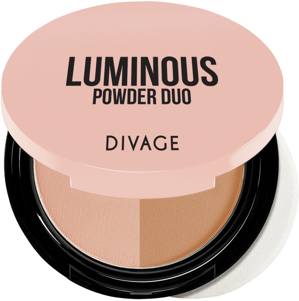 Divage Пудра компактная двухцветная Luminous Powder Duo, тон №01 ...