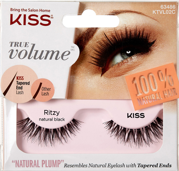 Kiss True Volume Накладные ресницы Lash Ritzy KTVL02C - купить с ...