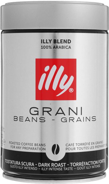 Illy Grani кофе в зернах темной обжарки, 250 г - купить с доставкой по ...