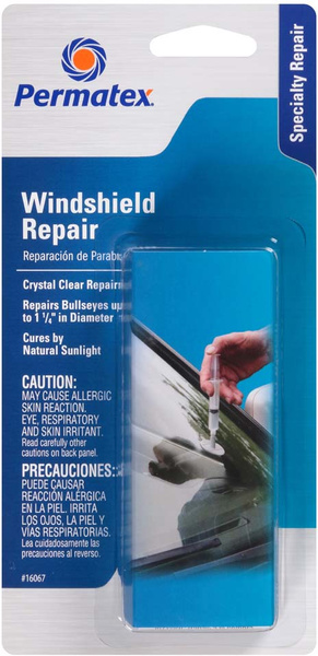 Набор "Ремонт Лобового Стекла "БЫЧИЙ ГЛАЗ". PERMATEX 16067 / клей для ...