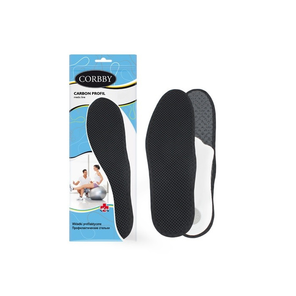 Стельки Corbby CARBON PROFILE, ортопедические, размер 43. Стельки ...