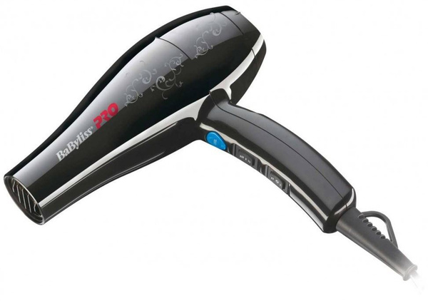 Фен для волос BaByliss PRO LIGHT 2000ВТ, черный - купить по выгодным ...