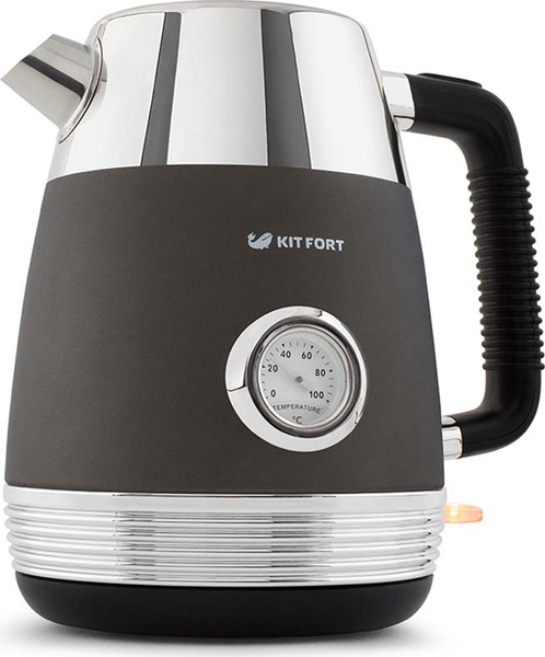 Купить электрический чайник Kitfort КТ-633-1, Металл/пластик по низкой цене: отзывы, фото ...
