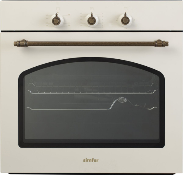 Газовый духовой шкаф Simfer B6GO12017, 7 режимов, гриль, конвекция ...
