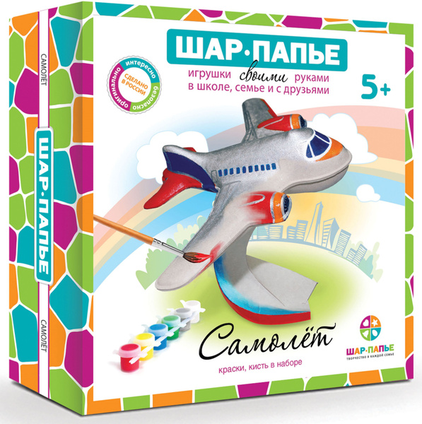 Набор для папье-маше Шар-папье "Самолет" - купить с доставкой по ...