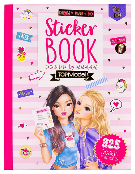 Альбом с наклейками для декорирования TOPModel Sticker Book 325 Design ...