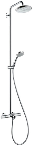 Душевая система hansgrohe Croma 220 Showerpipe с термостатом - купить с ...