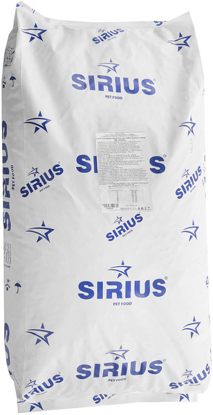 Сухой корм для собак Sirius, крупных пород, 20 кг - купить с доставкой ...