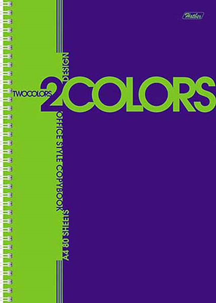 Набор тетрадей А4 формата 4 шт Hatber 80 листов, клетка, на гребне, 4 дизайна - купить с ...