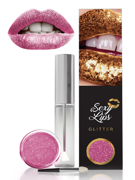 Набор глиттер для губ SEXY LIPS, ультрастойкий эффект тон 3 - купить с ...