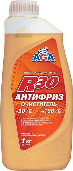 AGA Антифриз до -30°С, 1 л купить на OZON по низкой цене (437847869)