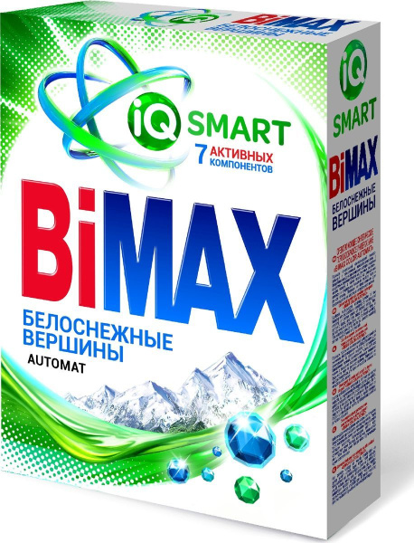 BiMAX Стиральный порошок 400 г Для белых тканей - купить с доставкой по выгодным ценам в ...