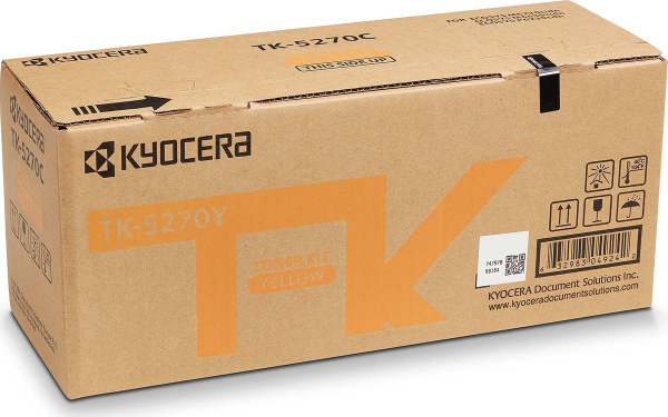Расходник для печати KYOCERA TK-5270Y, Желтый (yellow), для лазерного принтера, оригинал купить ...