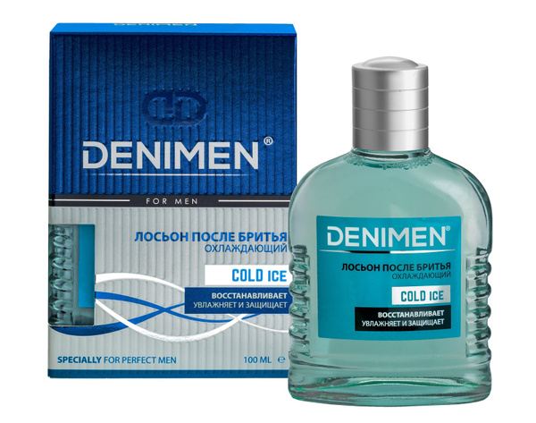 Лосьон после бритья мужской охлаждающий Denimen Cold ice, средство ...