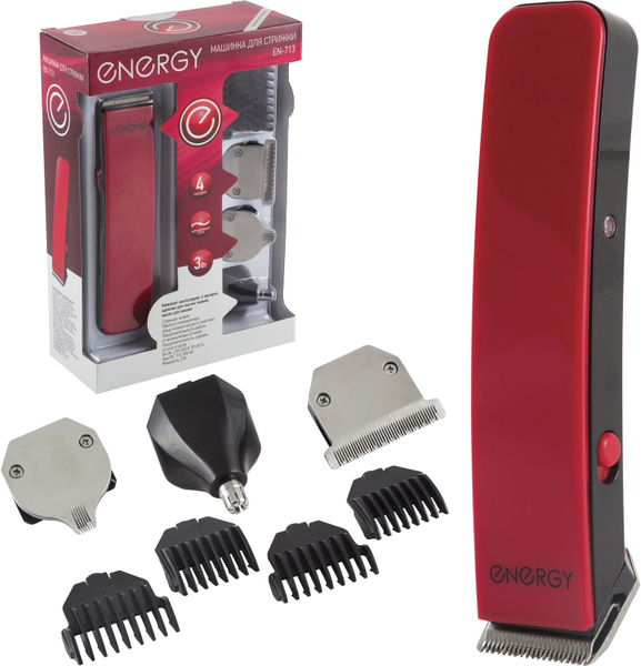 Машинка для стрижки ENERGY 004702_2523 озон, красный - купить по ...