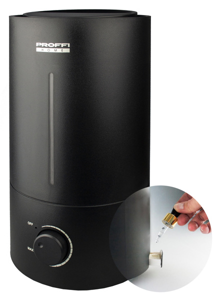 Ультразвуковой увлажнитель воздуха Proffi, черный купить на OZON по низкой цене (448237424)