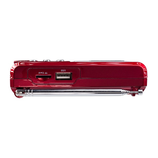 Радиоприемник PERFEO (PF-SV922) SOUND RANGER красный, УКВ+FM, MP3 (USB ...