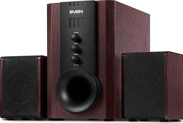 Компьютерная акустическая система Sven SPS-821, система 2.1, черный купить на OZON по низкой ...