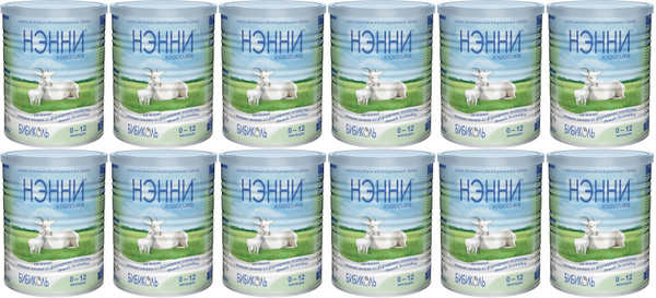 Нэнни Молочная смесь 1 (с рождения) 400г. 12шт. - купить с доставкой по ...
