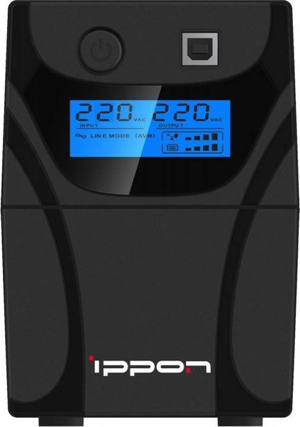 ИБП Линейно-интерактивный (Smart UPS) Ippon 1030300, 600 В·А купить по выгодной цене в интернет ...