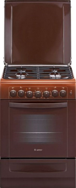 Плита комбинированная Gefest ПГЭ 6102-02 0001, коричневый - купить по выгодной цене в интернет ...