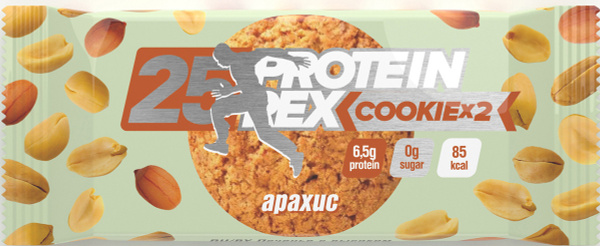 Печенье Protein Rex "Сookie", арахис, 50 г - купить с доставкой по ...