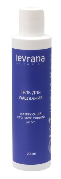Гель для умывания Levrana "Матирующий" с голубой глиной LEVR0152 ...