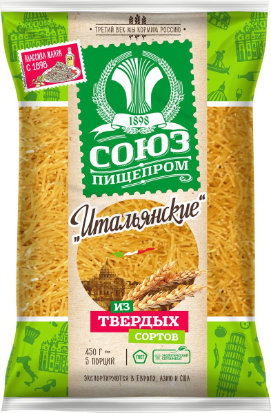 Макароны Итальянские "Паутинка", 450 г - купить с доставкой по выгодным ...