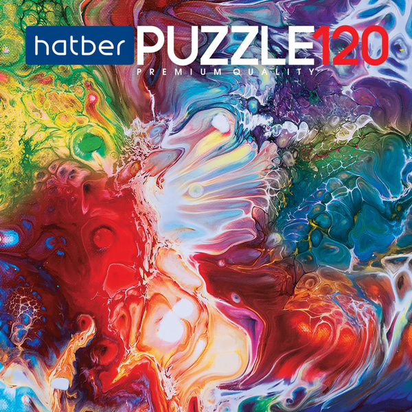 Пазлы Hatber "Буйство красок" 120 элементов - купить с доставкой по выгодным ценам в интернет ...