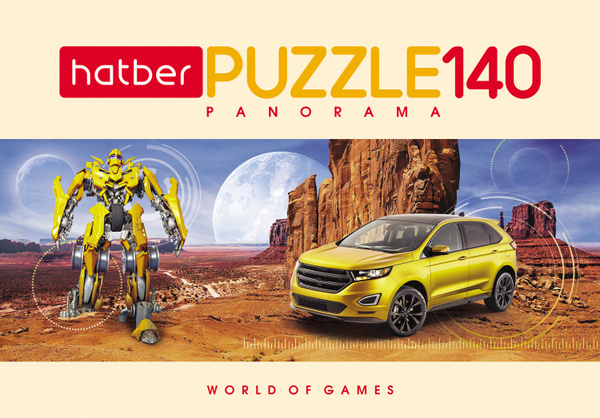 Пазлы Hatber "Трансформеры" 140 элементов - купить с доставкой по выгодным ценам в интернет ...