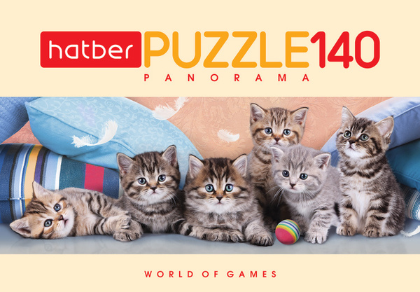 Пазлы Hatber "Милые Котята" 140 элементов - купить с доставкой по выгодным ценам в интернет ...