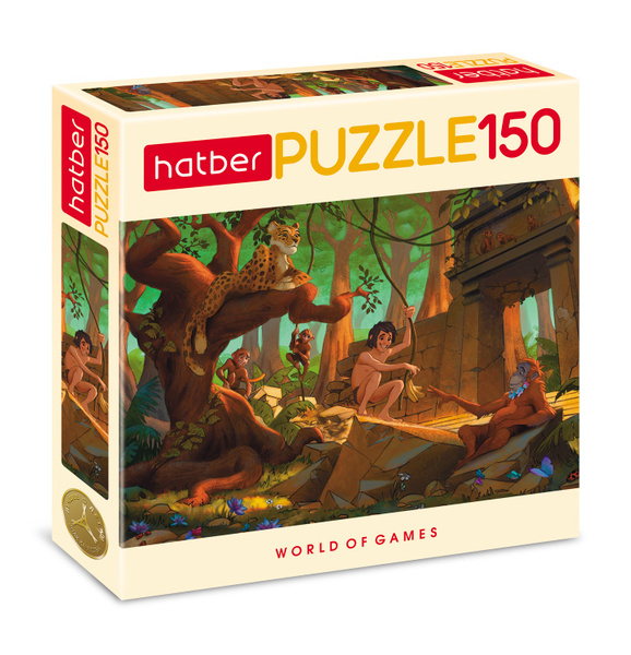 Пазлы Hatber "Маугли" 150 элементов купить на OZON по низкой цене (152040843)