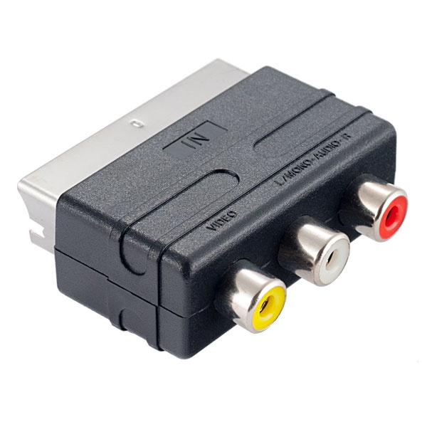 Адаптер-переходник (SCART 21 pin - 3 x RCA) Perfeo (A7007) - купить с ...