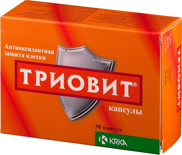 Лекарственное средство безрецептурное Триовит, бренд Крка Без рецепта ...
