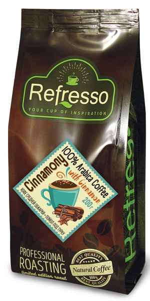 Кофе молотый "CINAMMONNY" с корицей, Refresso 200г - купить с доставкой ...