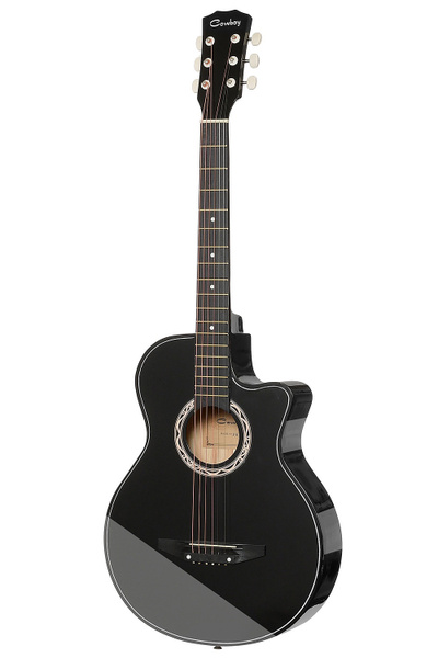 COWBOY 38C BK - гитара акустическая 38 дюймов - купить с доставкой по ...