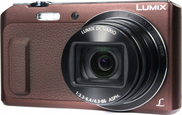 Компактный фотоаппарат Panasonic Lumix DMC-TZ57, коричневый - купить по ...