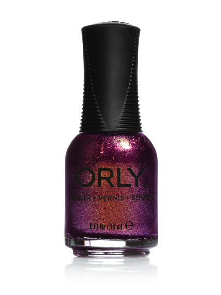 ORLY Лак для ногтей Бордовый, с блестками, блестящий, Плотный, с ...