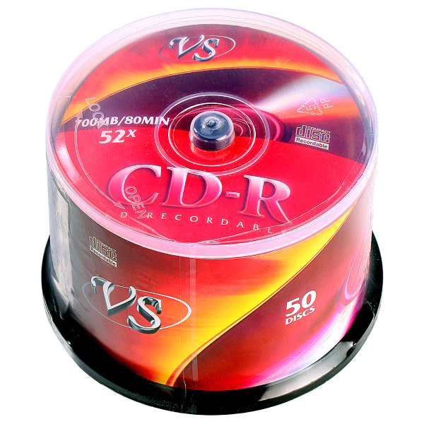 Диски CD-R VS VSCDRCB5001 - купить с доставкой по выгодным ценам в ...