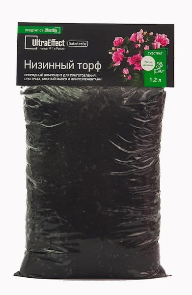 Субстрат Ultra Effect BioLine - Торф низинный нейтральный 1.2л - купить ...