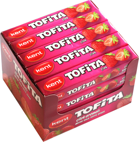 Характеристики Конфеты жевательные со вкусом клубники Tofita 20 шт. по ...