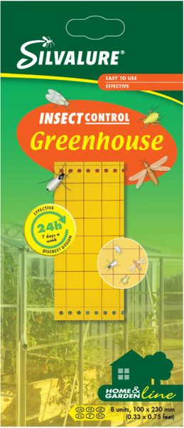 Silvalure.GREENHOUSE. Желтые цветоловушки для отлова от белокрылки, тли ...