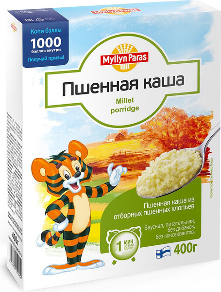 Myllyn Paras каша пшенная, 400 г - купить с доставкой по выгодным ценам ...