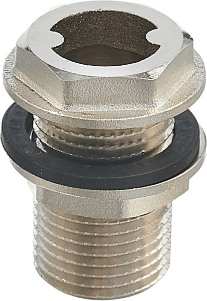 Штуцер в бак MasterProf, с прокладкой 1/2" (латунь), MP-У купить по низкой цене с доставкой в ...