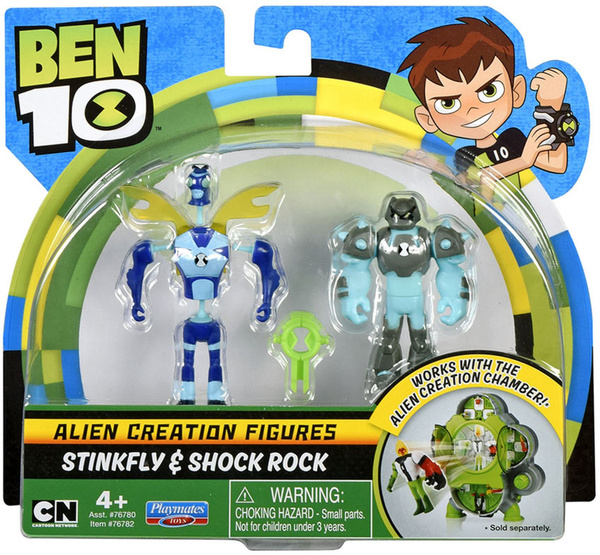 Набор фигурок Ben 10 Жук и Шок Рок, с ключом, 3 предмета - купить с ...