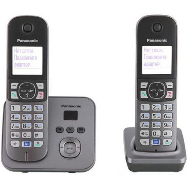 Радиотелефон с автоответчиком PANASONIC KX-TG6822RUM - купить с ...